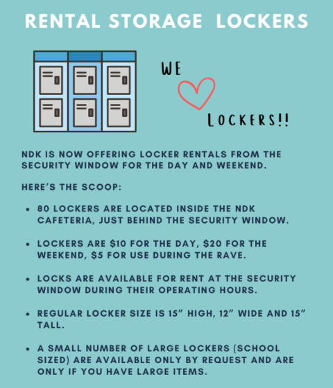 Rental Lockers | Nan Desu Kan